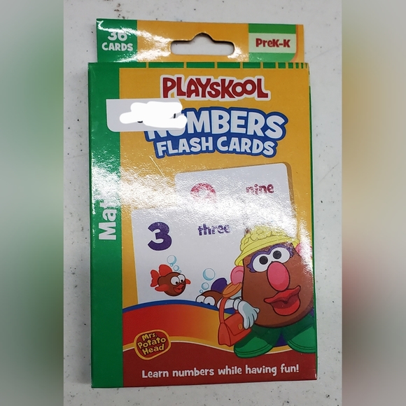 Toys | Rb1 Playskool Flash Cards Numbers Math Rb1 | Poshmark